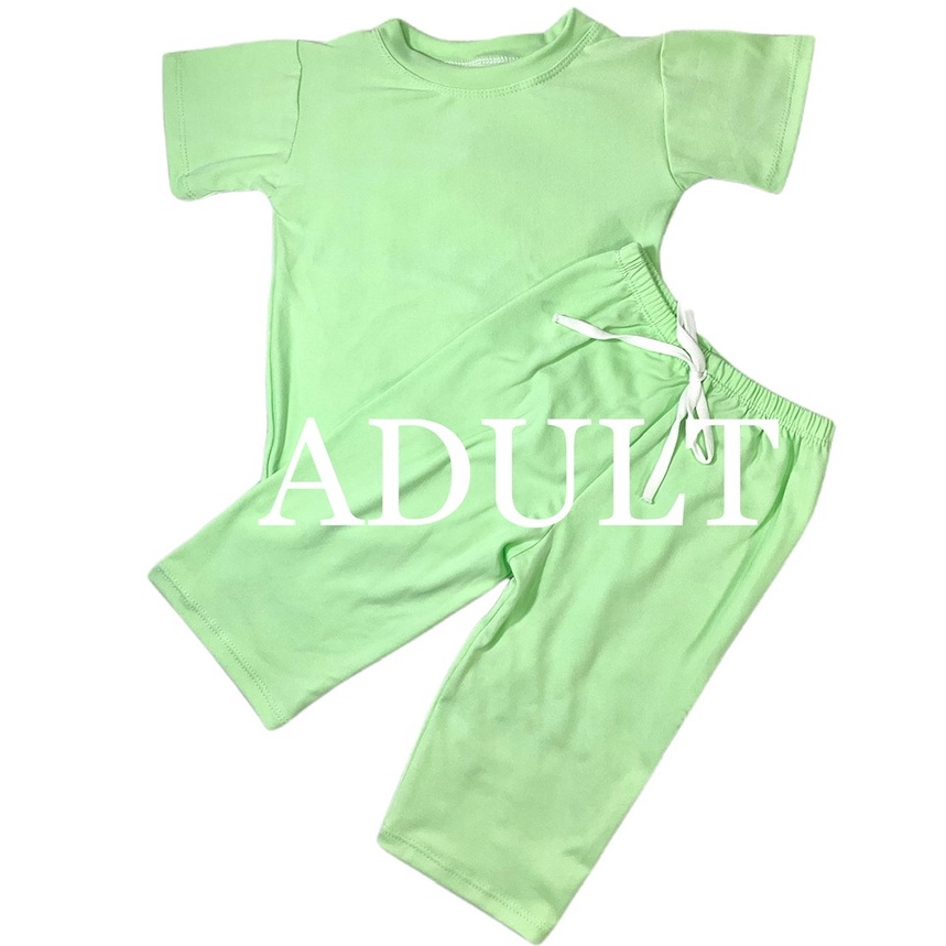 Plain Adult Terno Pajama family in neutral, pastel / Christmas New Year ...