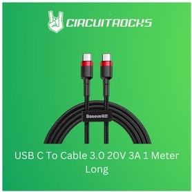 USB C To Cable 3.0 20V 3A 1 Meter Long | Shopee Philippines