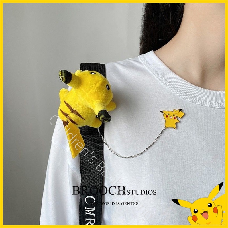 Pokemon pin Modeling Brooch Charm Pikachu Brooch Fashion Sweet Cartoon ...