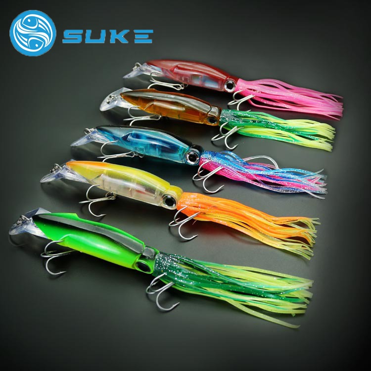 Squid Octopus Bait Fishing Lure Swimbait Lure Artificial Bait for ...
