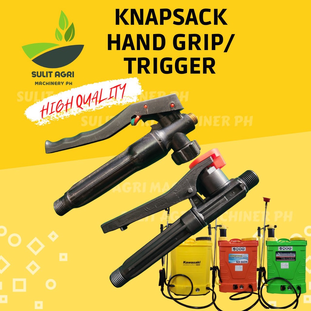 Knapsack Sprayer Handle Trigger Brass Connector Plastic Metal Bakal ...