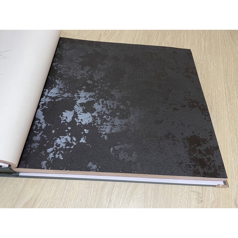 HITAM Glitter Texture Black Plain Wall Wallpaper | Shopee Philippines
