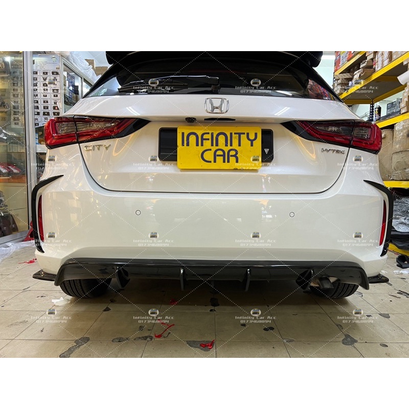 Honda City HB 2022 Hatchback Rear Diffuser 3pcs | Shopee Philippines