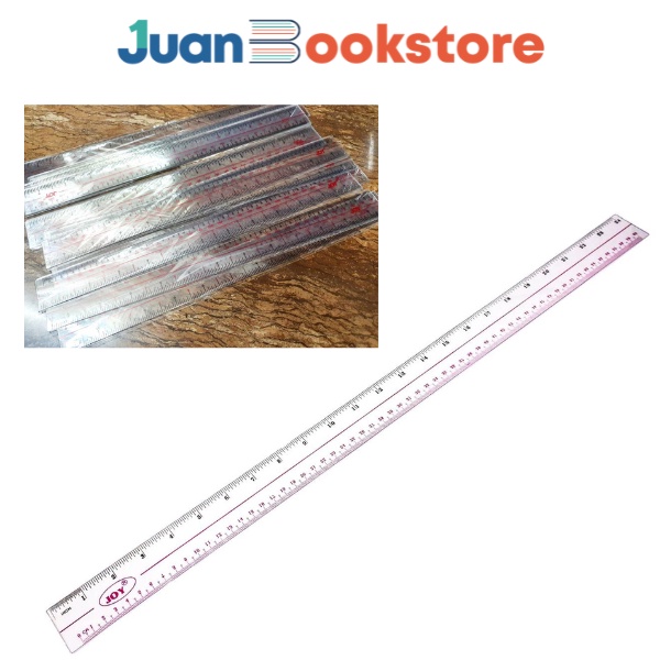 JOY TRANSPARENT PLASTIC RULER | Shopee Philippines