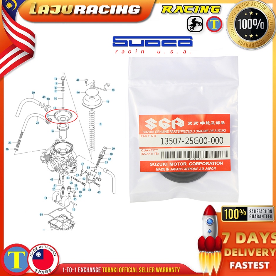 Carburetor Diaphragm For Suzuki Raider 150 Skydrive 125 Step Hayate 125 ...