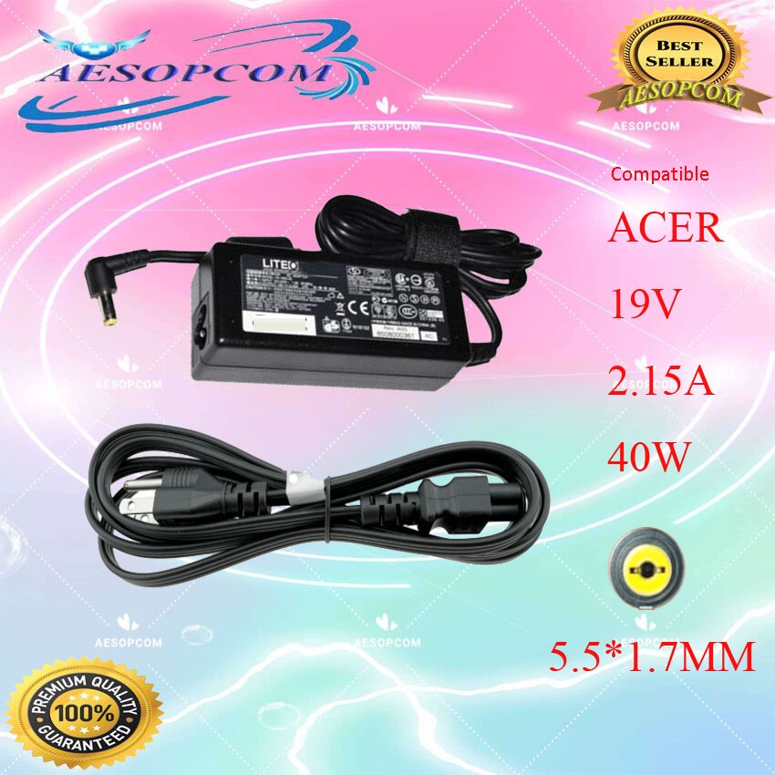 Acer 19v 2.15a Laptop Charger for acer aspire One | Shopee Philippines