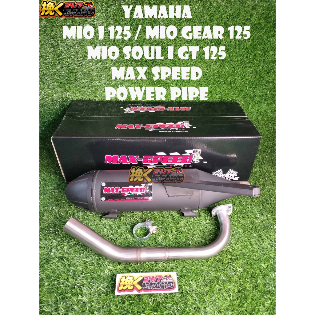 YAMAHA MIO GEAR 125 MAX SPEED POWER PIPE THAILAND MADE | Shopee Philippines