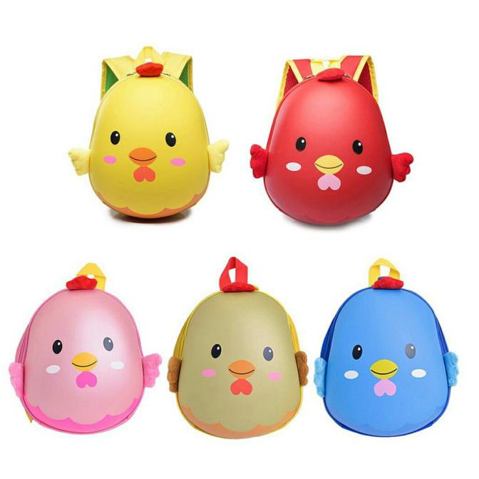 Cute Duck Egg Chicken Backpack Kindergarten Children's Playgroup ...