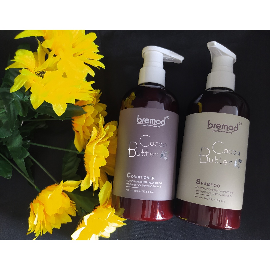 New Bremod Cocoa Butter Shampoo/Conditioner Nourish And Repair Damaged ...