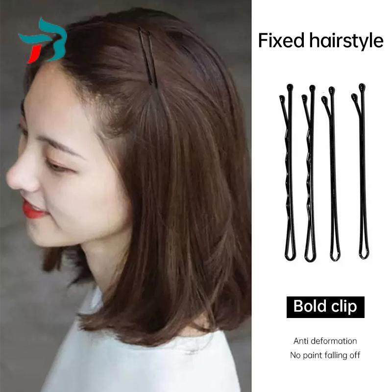 Black Bob Pin Metal Hairpin Hairpins Blue Card Hair Accessories WF ...