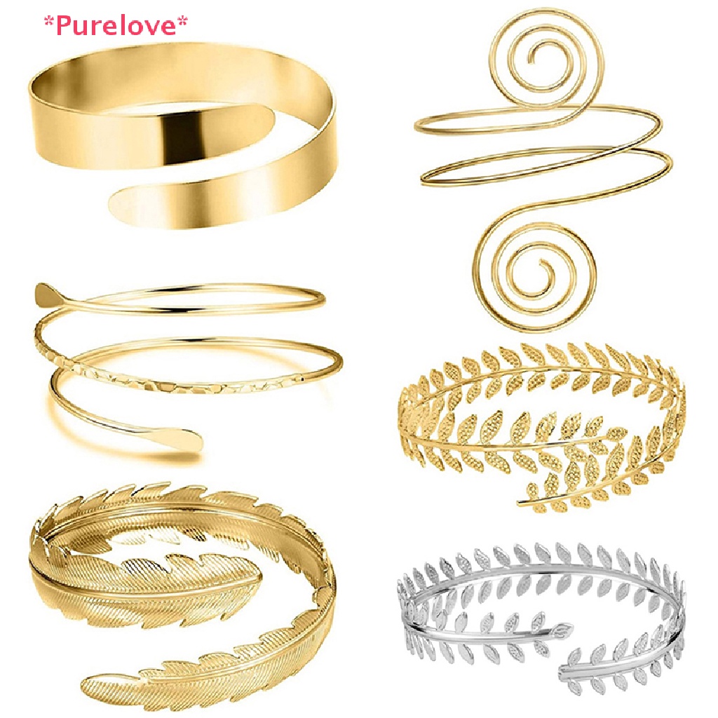 Purelove> Fashion Arm Bracelet for Women Girls Mental Open Upper Arm ...