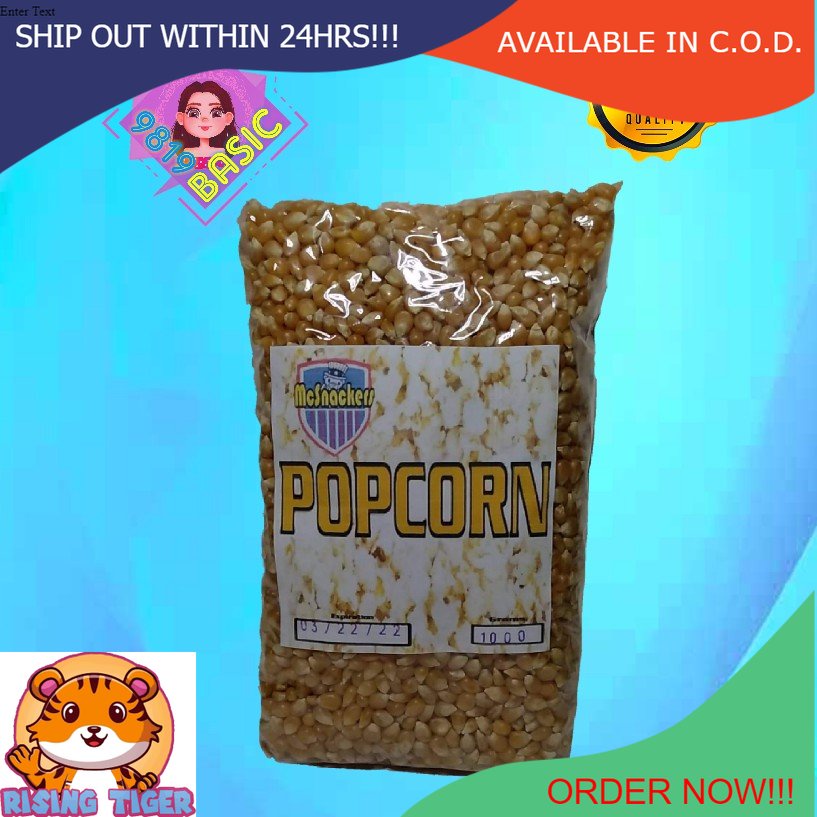 McSnackers popcorn 500 grams | Shopee Philippines