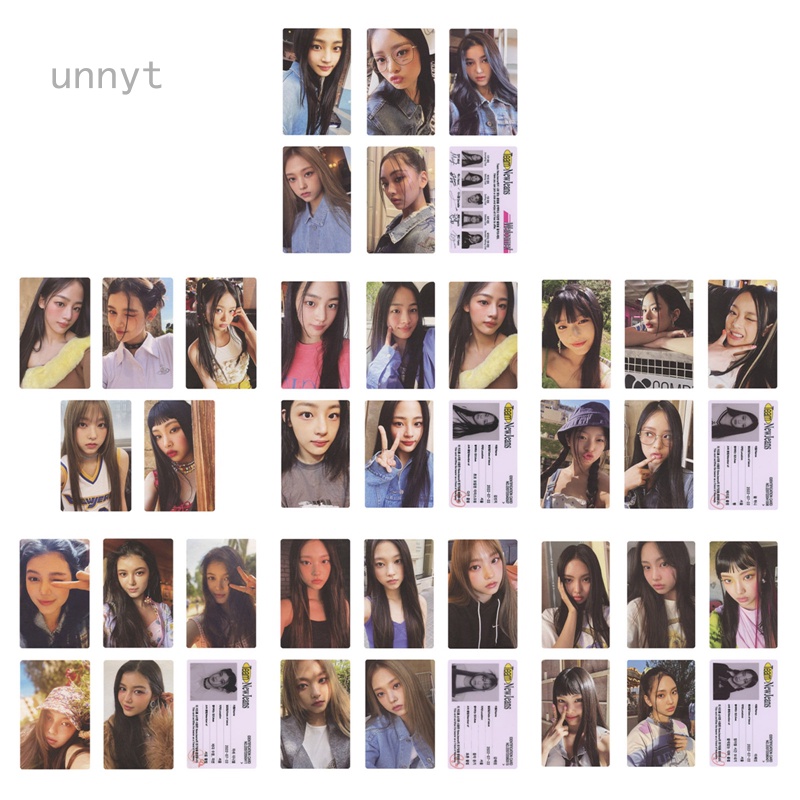 Unnyt 5Pcs/6Pcs KPOP NewJeans Photocards New Album LOMO Card MINJI ...