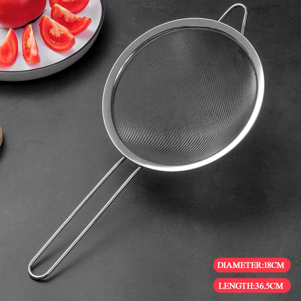 Food Strainer Premium Stainless Fine Mesh Strainers Sieve With Long ...