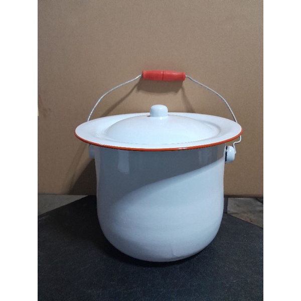 Arinola Enamel potty chamber 26cm | Shopee Philippines