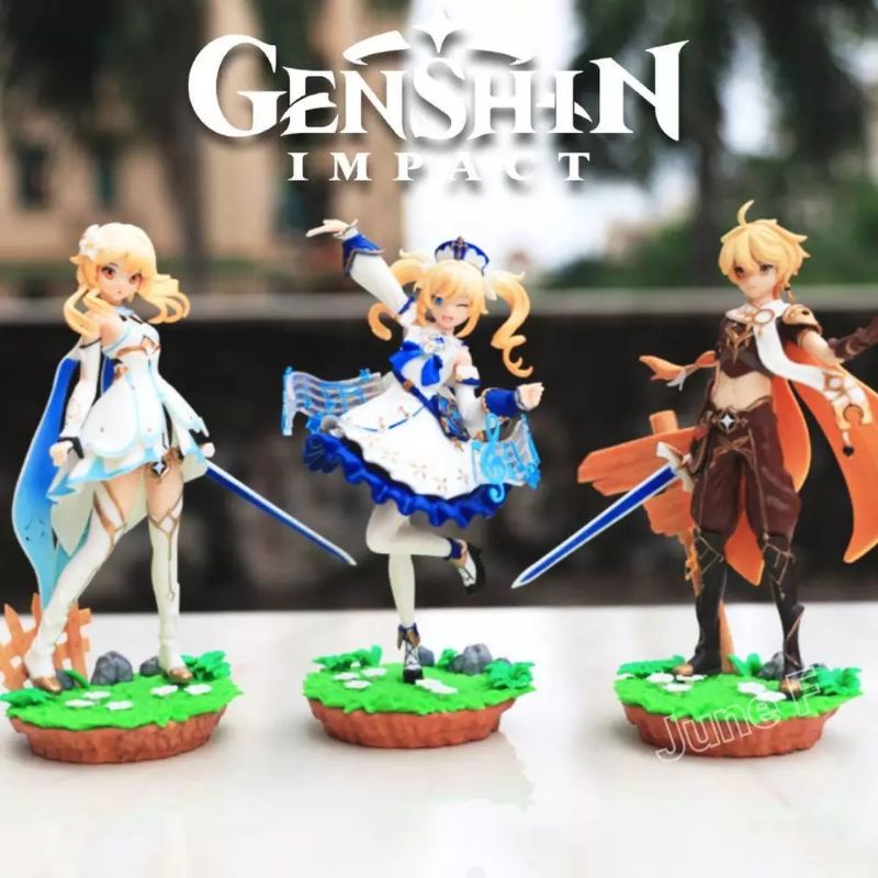 Genshin Figure/Lumine/Aether/Barbara/Display/Decoration/Collection ...