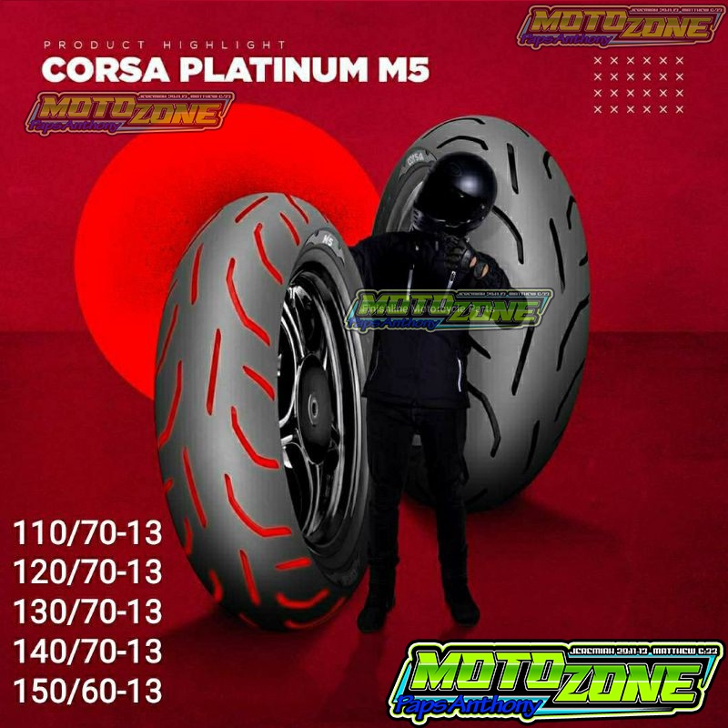 CORSA PLATINUM M5 SIZE MIO GRAVIS/NMAX FREE TIRE SEALANT/TIRE VALVE ...