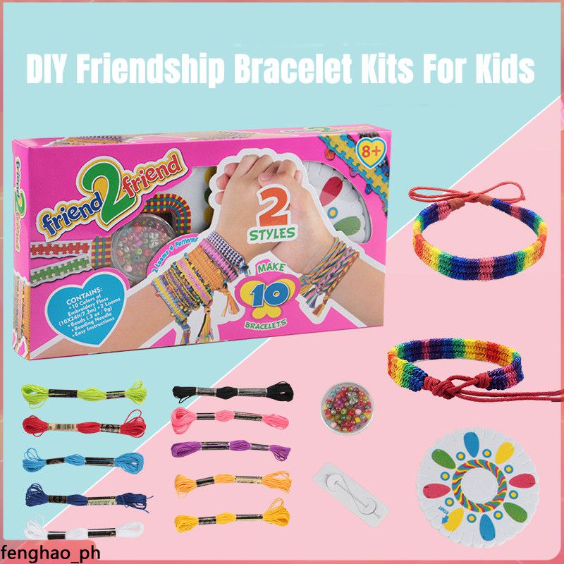 Friendship Bracelet Kits, Bracelet Making Kit For Girls Gift Age 6, 7 ...