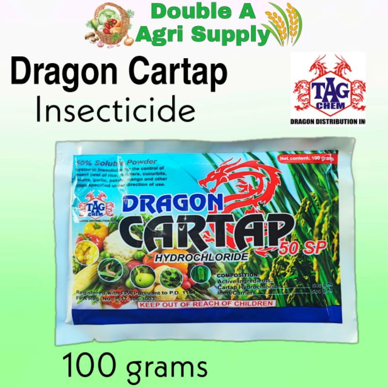 Dragon Cartap 50 SP (Cartap Hydrochloride) Insecticide / Pests Control | Shopee Philippines