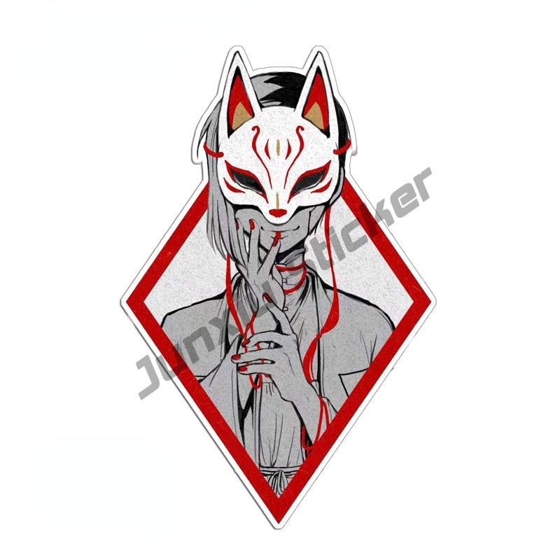 Creative Samurai Stickers for Japanese Female Samurai Car Stickers ...