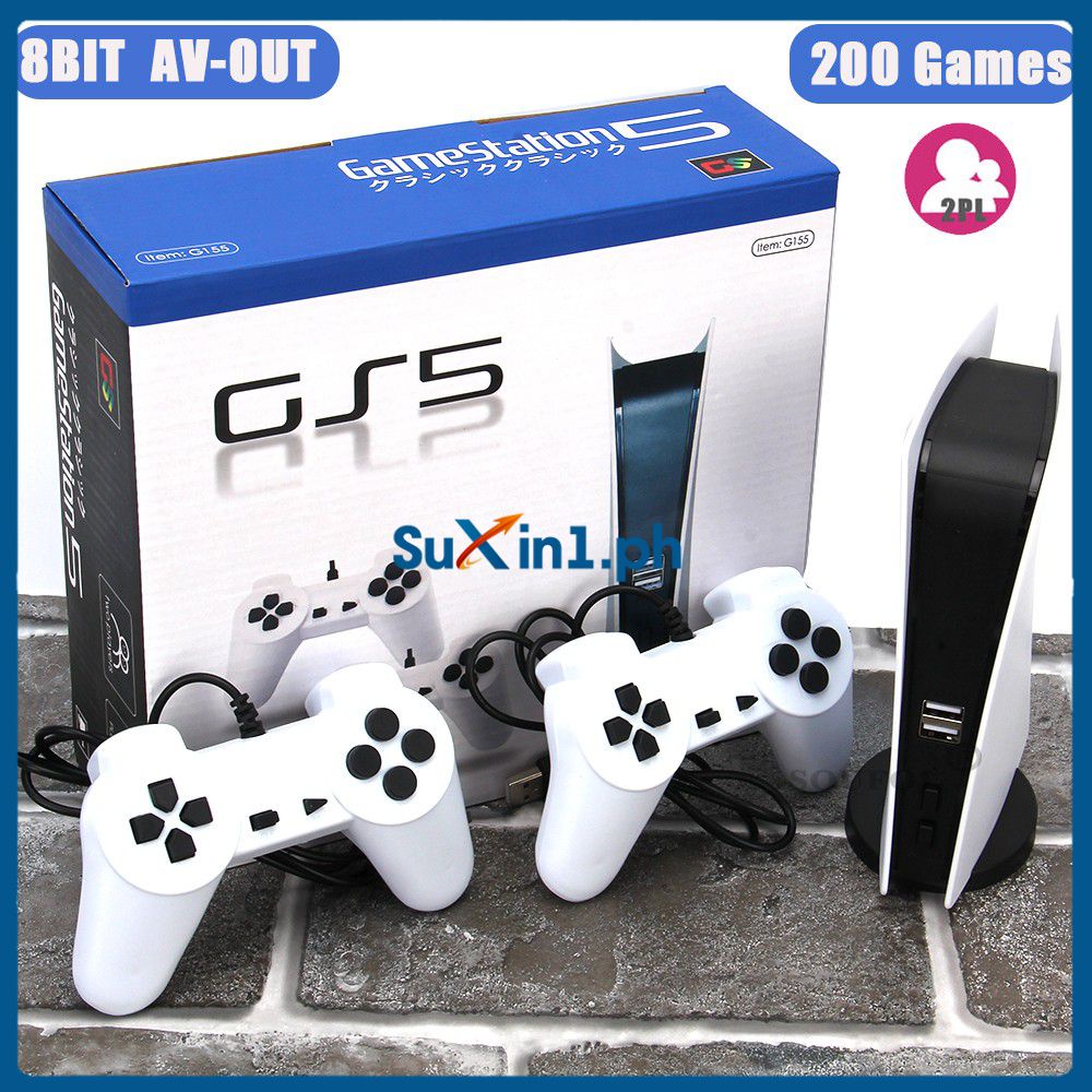 GS5 8-bit USB Wired Gaming Station 200 Classic Games Games Controller ...