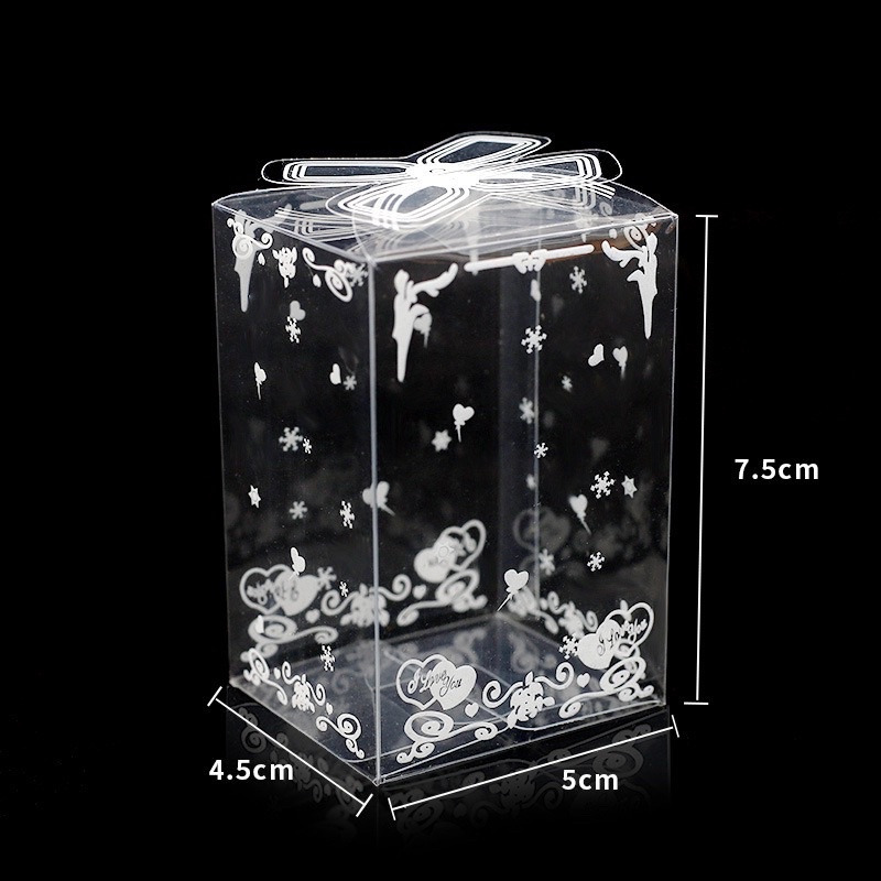 10pcs PVC acetate box for gift box wedding gift box giveaway gift ...