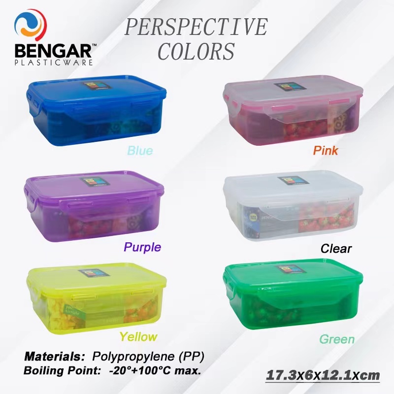 KES 9855 BENGAR lunch box with comfortable side handle COD | Shopee ...