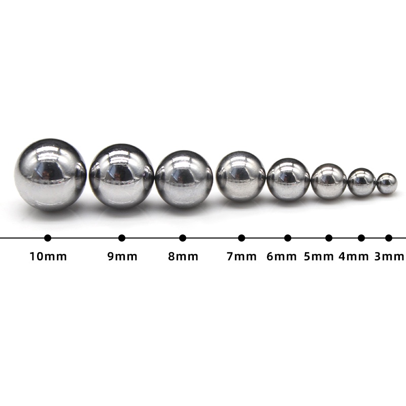 50/100Pcs Steel Balls Dia 3/4/5/6/7/8/ 9/10/11/12mm Solid High Carbon ...