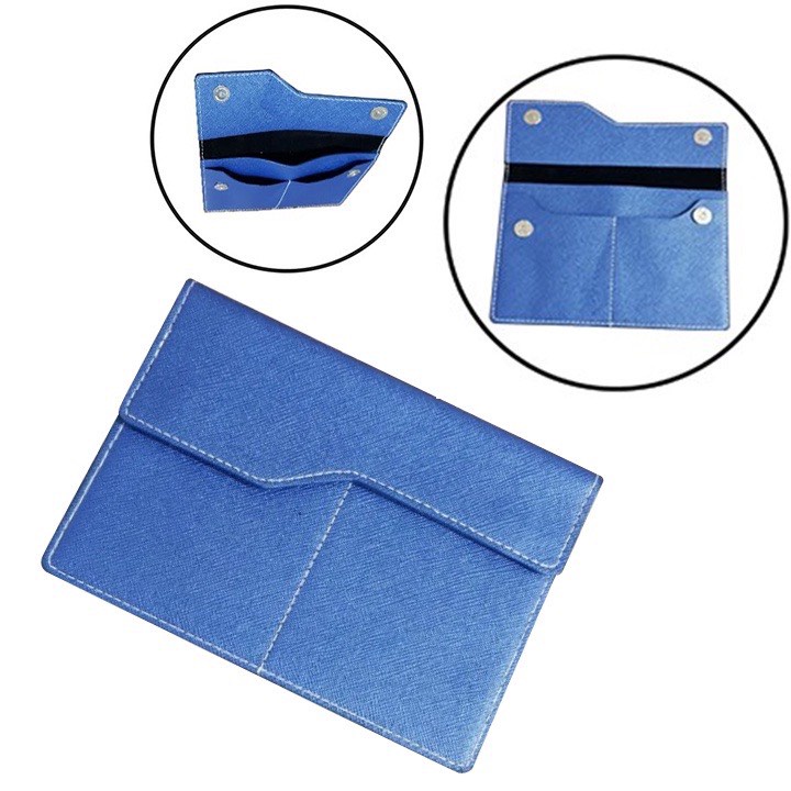 Luxury Leather Car Registration Document Wallet - NO LOGO (2 Random ...