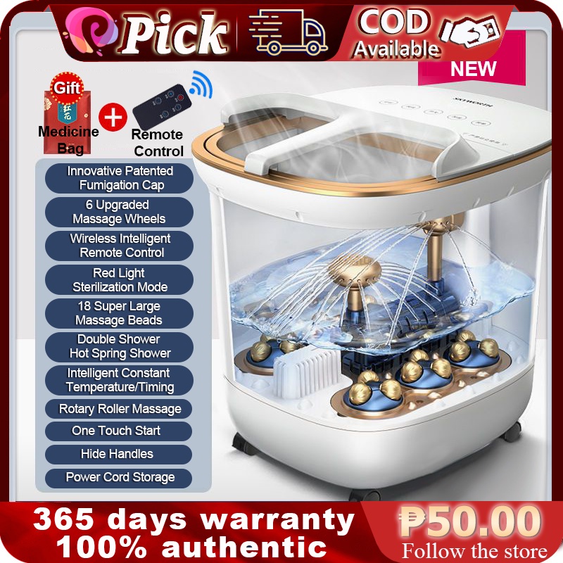 Portable Electric Foot Spa Massager Feet Roller Machine Bath Basin ...