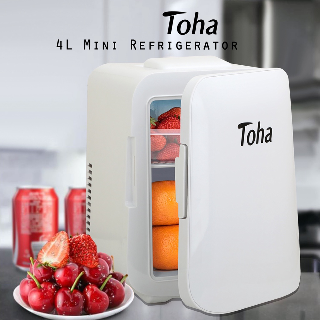 Toha Ref 4l Household and Car Beauty Fridge Cool and Warm Kitchen ...