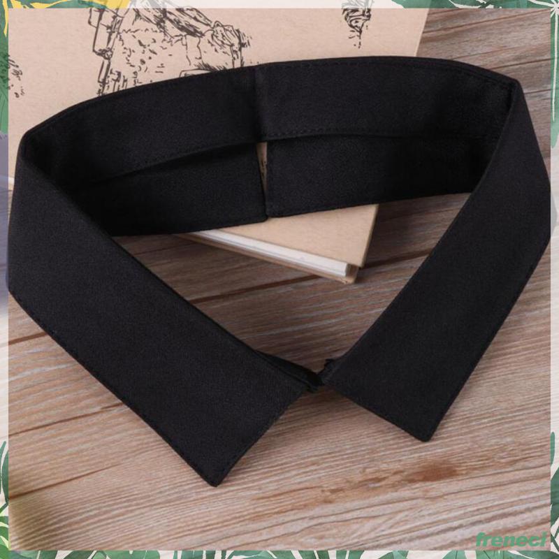 [FRENECI] Fake Collar, Polyester Collar, Solid Faux Collar, Detachable ...