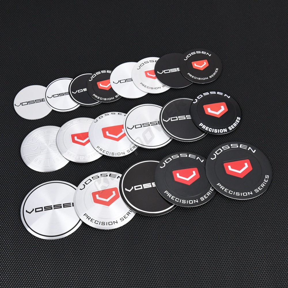 4PCS VOSSEN Wheel Center Sticker 45MM & 50MM & 56MM & 65MM Sport Rim ...