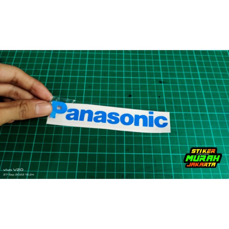 PANASONIC STICKERS CUTTING STICKER TRANSPARENT LOGO ETC | Shopee ...