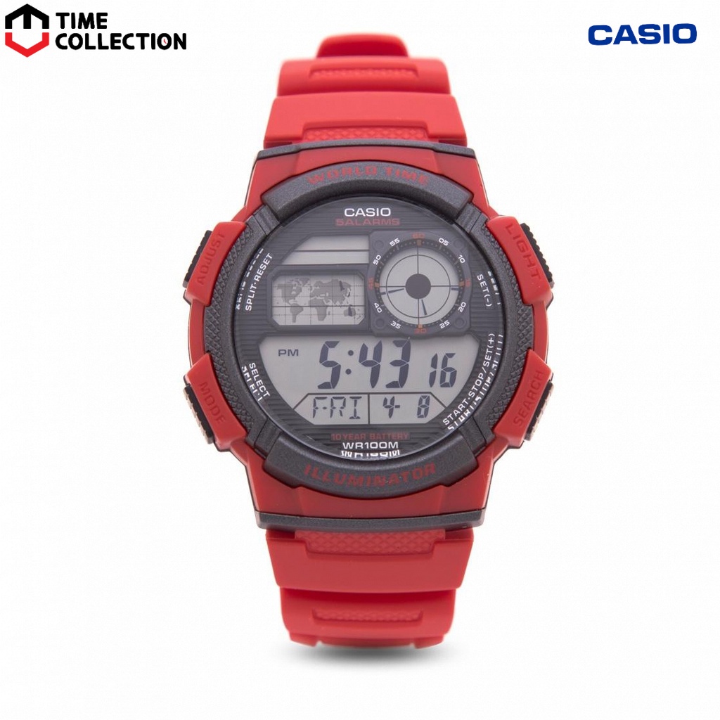 Casio AE-1000W-4AVDF Digital Rubber Strap Watch For Men | Shopee Philippines
