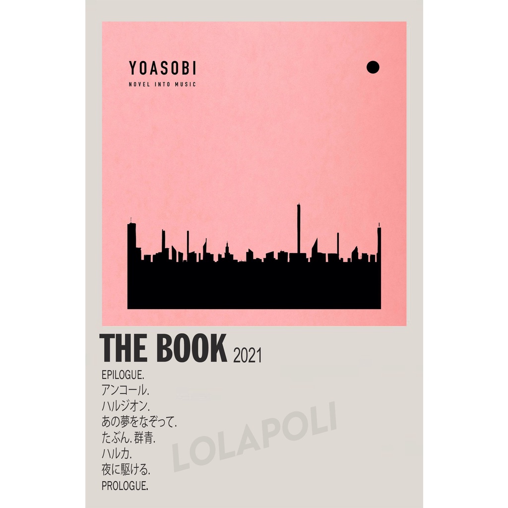 The Book Album Cover Poster - YOASOBI | Shopee Philippines