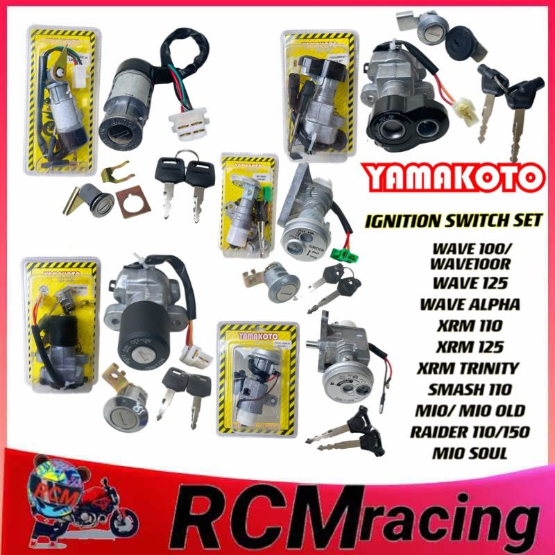 Ignition switch Set Yamakoto For Universal Motorcycle Mio Wave Wave125 ...