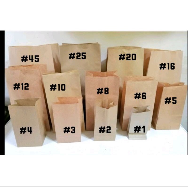 Kraft Paper Bag (Brown Supot) | Shopee Philippines