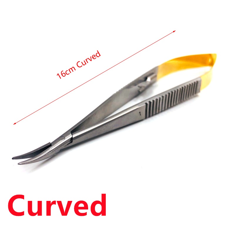 Dental Castroviejo Needle Holders 14cm/16cm CE Tool / Straight / Curved ...