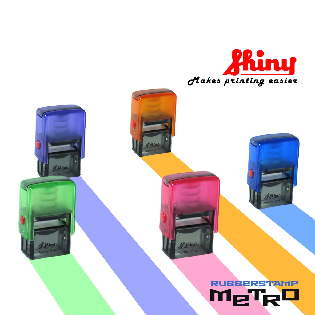 Self inking Shiny Stamp [S821] Customized Rubber Stamp | Shopee Philippines