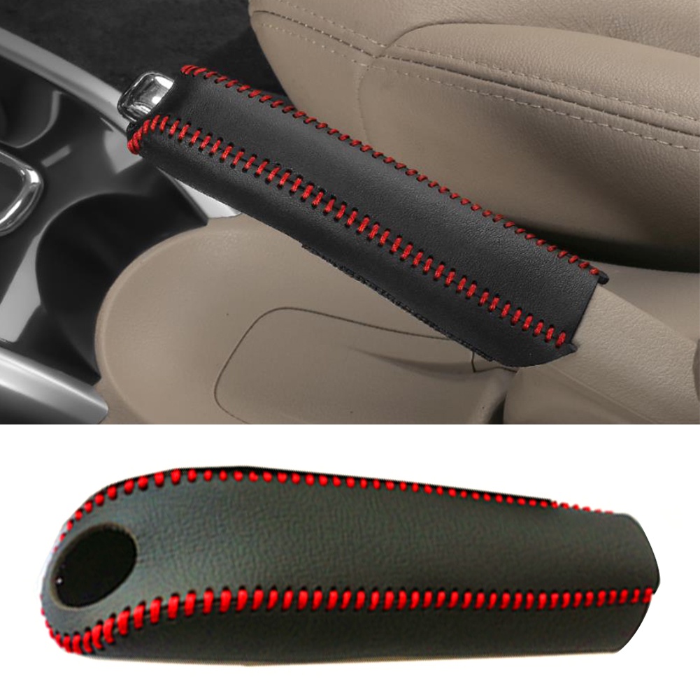 Leather Gears Handbrake Cover Auto Interior Hand Brake Cover New Truck ...
