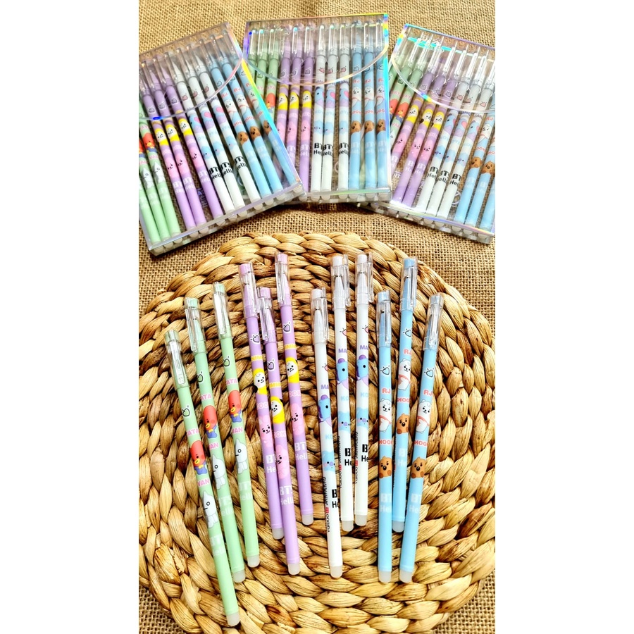 Erasable Pens BTS MY MELODY POKEMON UNICORN Bt21 Characters 1Pax ...