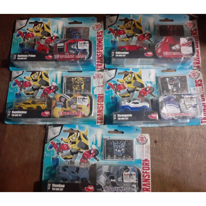 Transformers Tin Box Set | Shopee Philippines