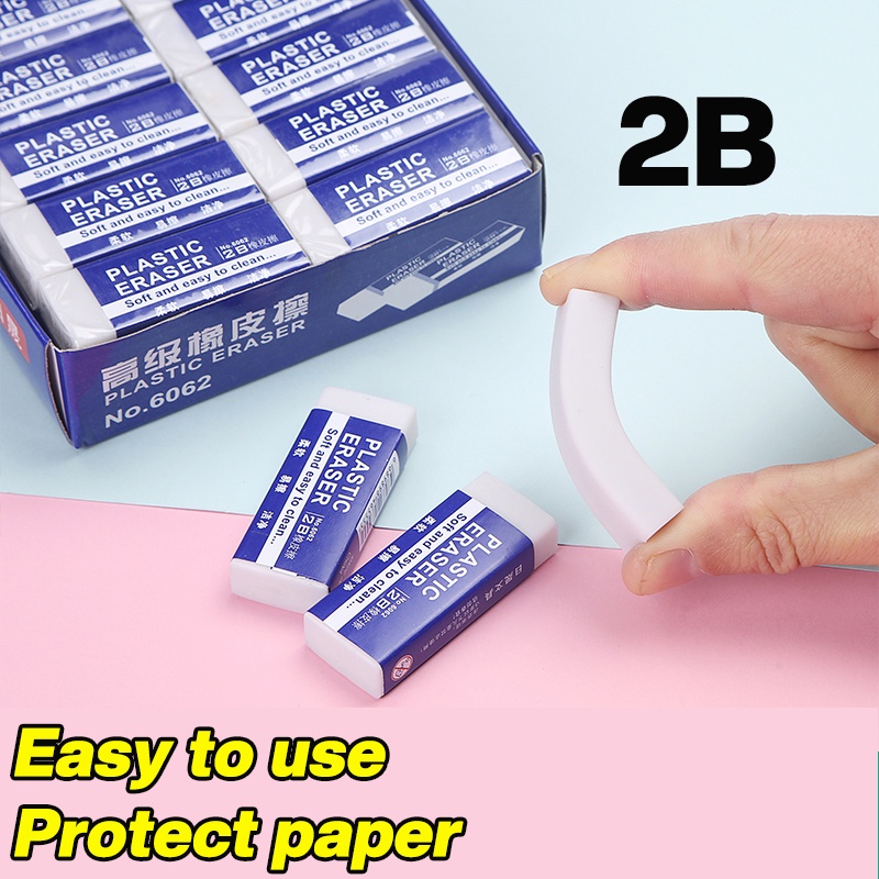 2B Soft Art Pencil Erasers Professional Art Eraser Sketch Painting ...