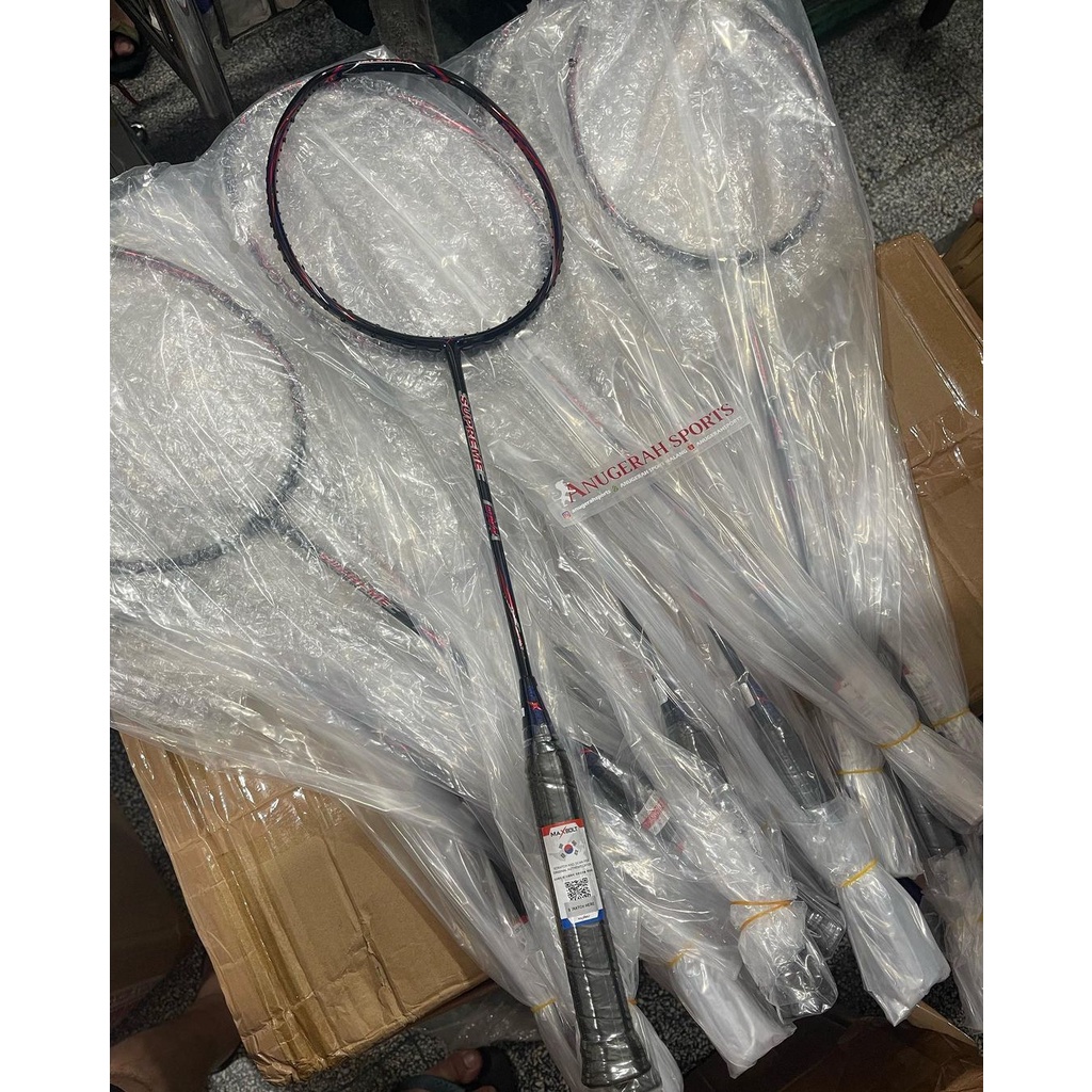 Original MAXBOLT SUPREME DNA Badminton Racket + MAXBOLT STRINGS ...