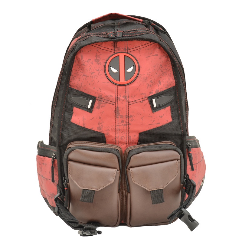 Marvel Merchandise Deadpool Backpack Student Casual Batman Bag Multi ...