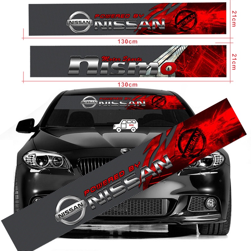 1 Piece 130x21cm For Nissan Nismo Xterra Leaf Murano Tiida Personality ...