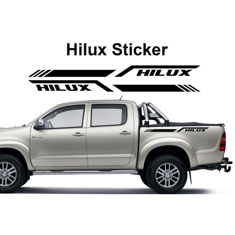 Toyota Hilux Body Sticker decals 1 pair | Shopee Philippines