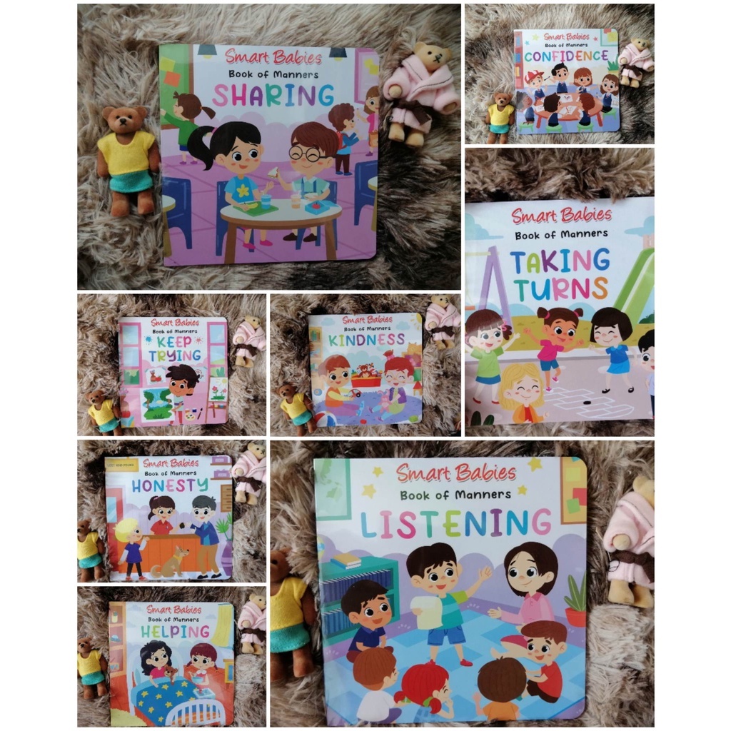 Book of Manners(Helping, Listening,Taking Turns,Keep Trying, Kindness ...