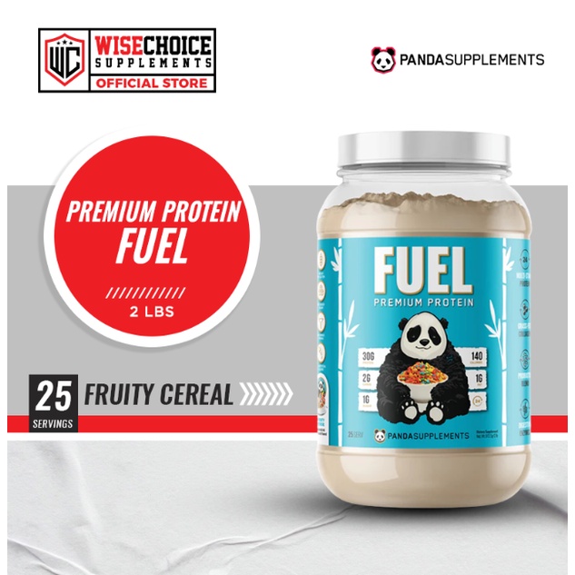 Panda Supplements Fuel Premium Protein 2 Lbs Fruity Cereal Flavor ...